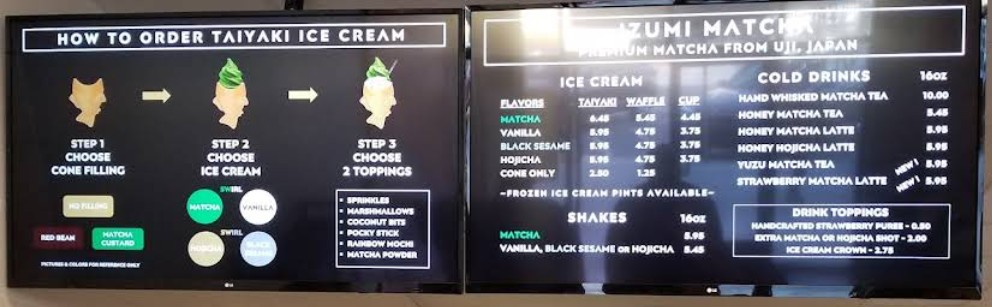 Izumi Matcha Restaurant Menu | Authentic Matcha Drinks & Desserts in ...